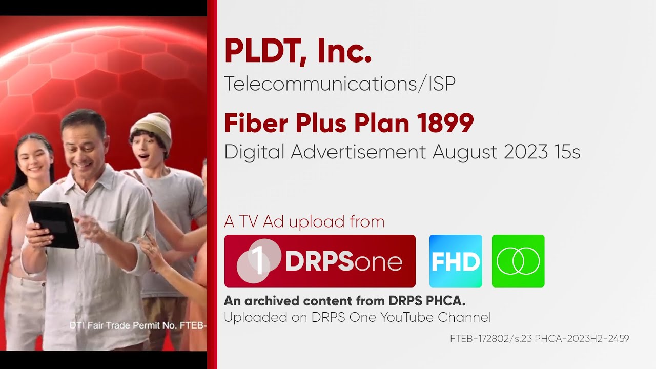 PLDT Home Fiber Plus Plan 1899 Digital Ad August 2023 15s (Philippines ...