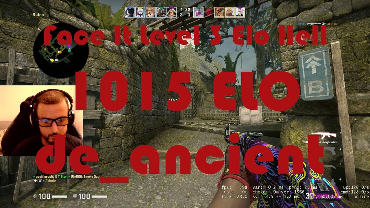 Face It Level 3 Elo Hell - Road to Level 4 - de_ancient - 1015 ELO ...