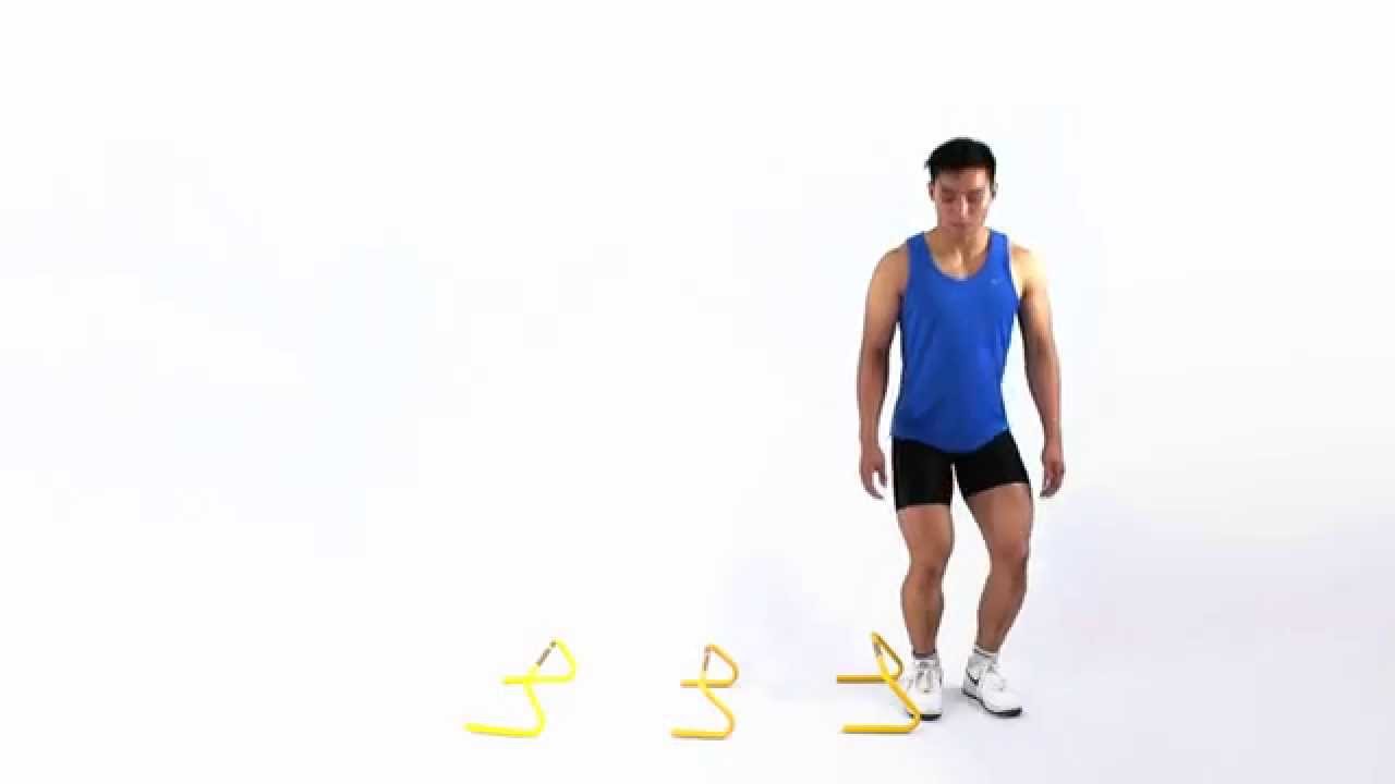 How to do a Double leg multiple hop side - YouTube