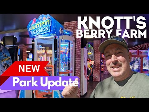 Knott's Berry Farm | Ride and Park Update | New Arcade Games | February ...