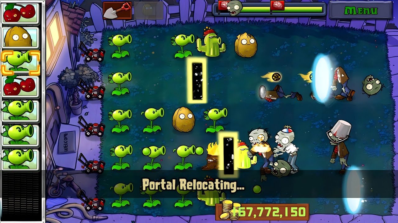 Plants vs Zombies Hack: Mini Games Portal Combat Challenge! | Pvz ...