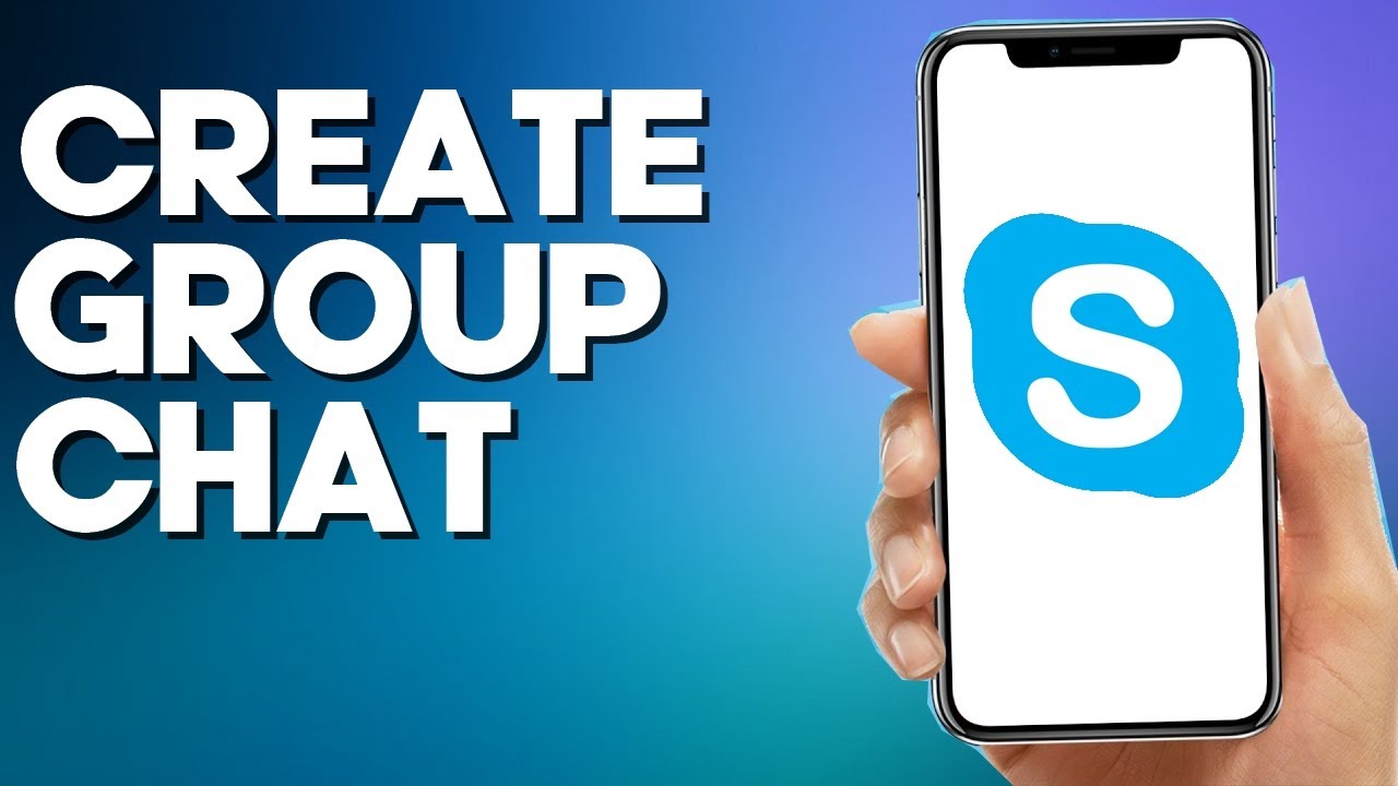 How to Create Group chat on Skype Mobile - YouTube