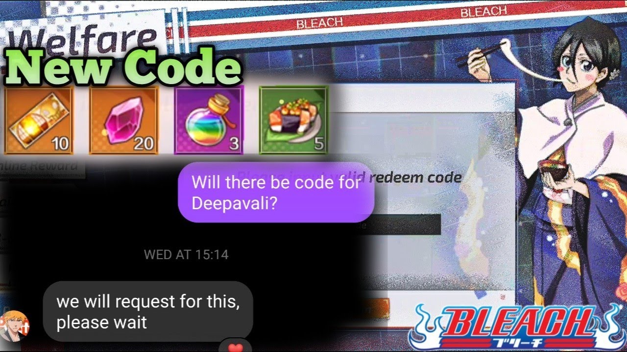 Happy Deepavali Code~🥳🎉 Bleach Mobile 3D (SEA) - YouTube