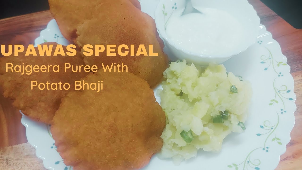 Upwas Special Rajgeera Puri And Potato Bhaaji II Vrat Recipe II Upwas ...