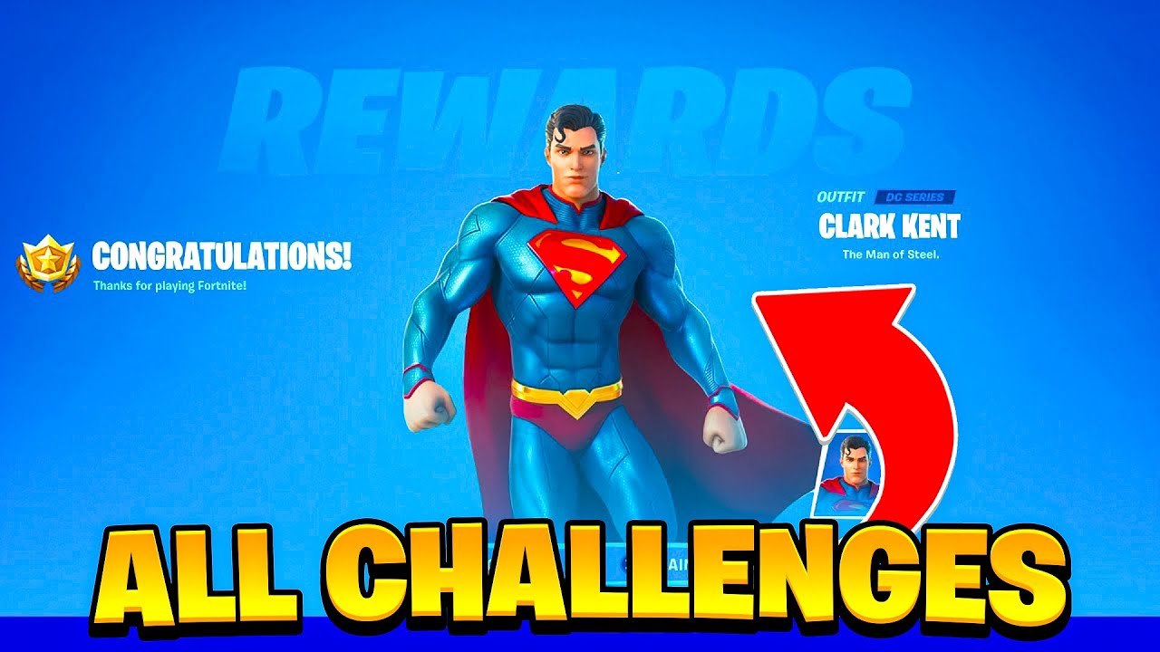 How To COMPLETE ALL THE SUPERMAN CHALLENGES! (How to GET THE SUPERMAN ...