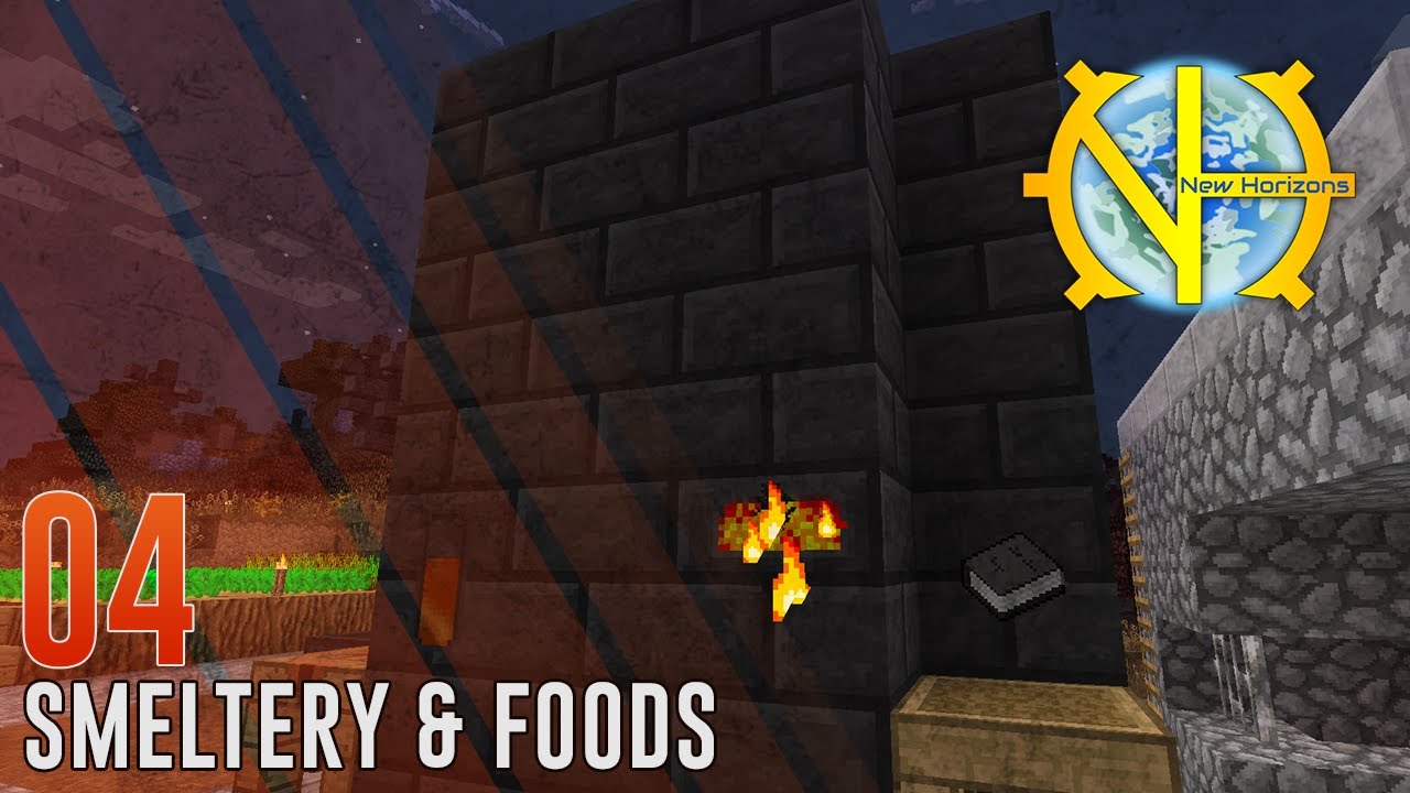 GregTech New Horizons #4 - Smeltery & Foods - YouTube