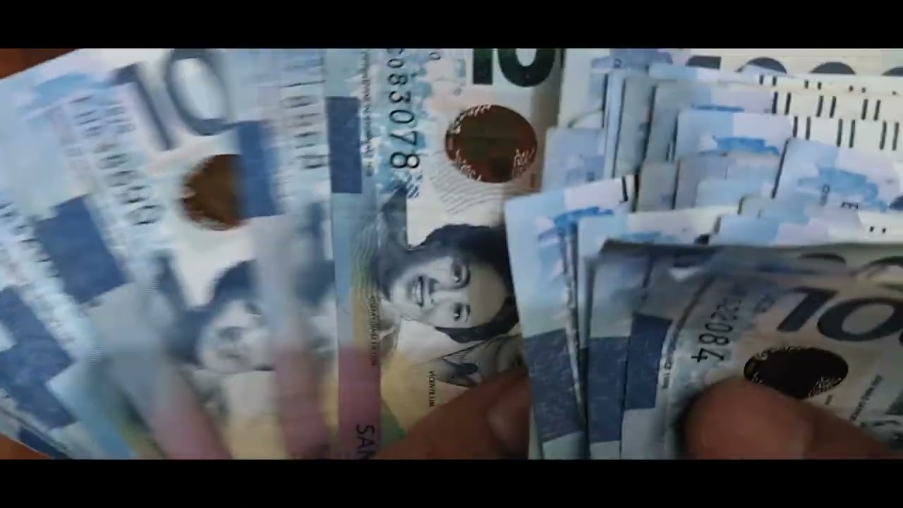 ASMR PHILIPPINE PESOS (COUNTING 500,000 PHP ) HALF MILLION PHP IN 1,000 ...