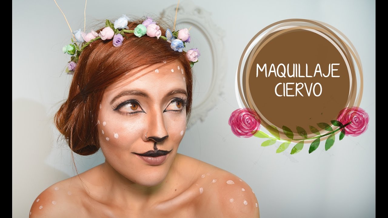 Maquillaje ciervo / venado / reno halloween | MirrorMirror - YouTube