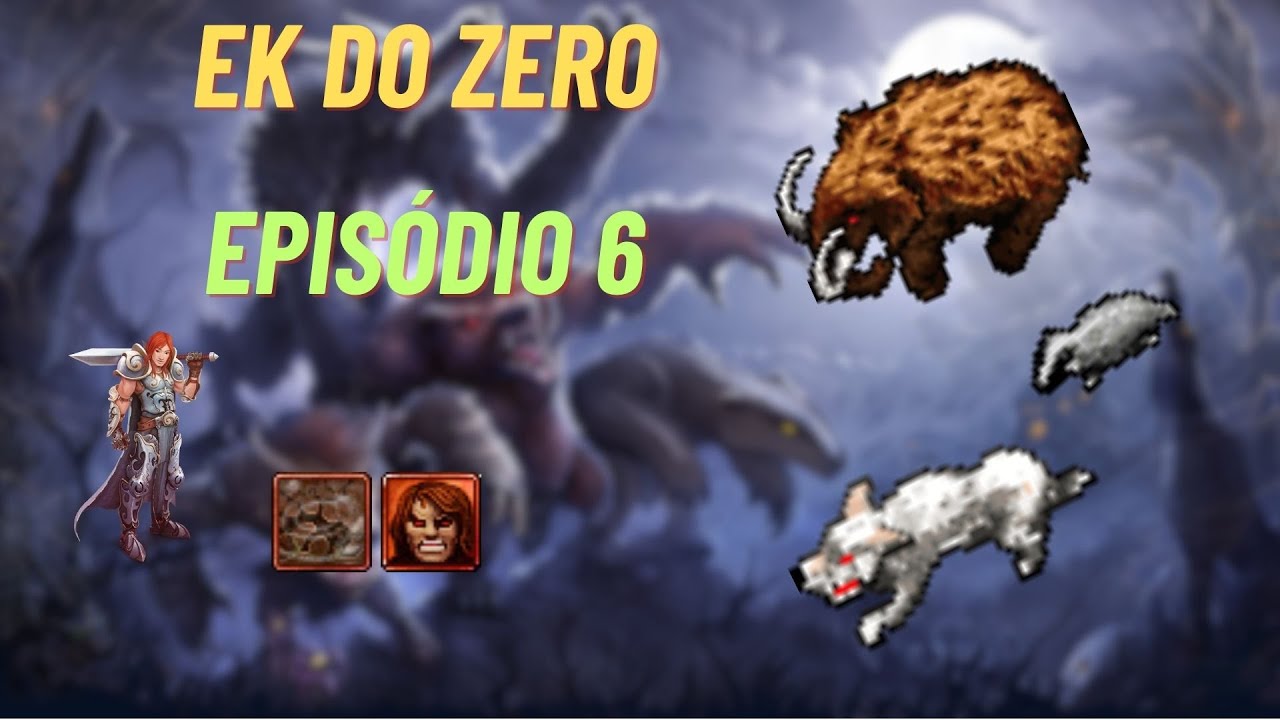 Tibia - EK do 0 ao 400, Pegamos Magia EXORI Episódio 6 - YouTube