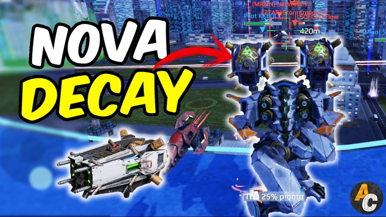 War Robots Brasil - DECAY VEIO FRACA? Ao Jun extraindo seu Potencial ...