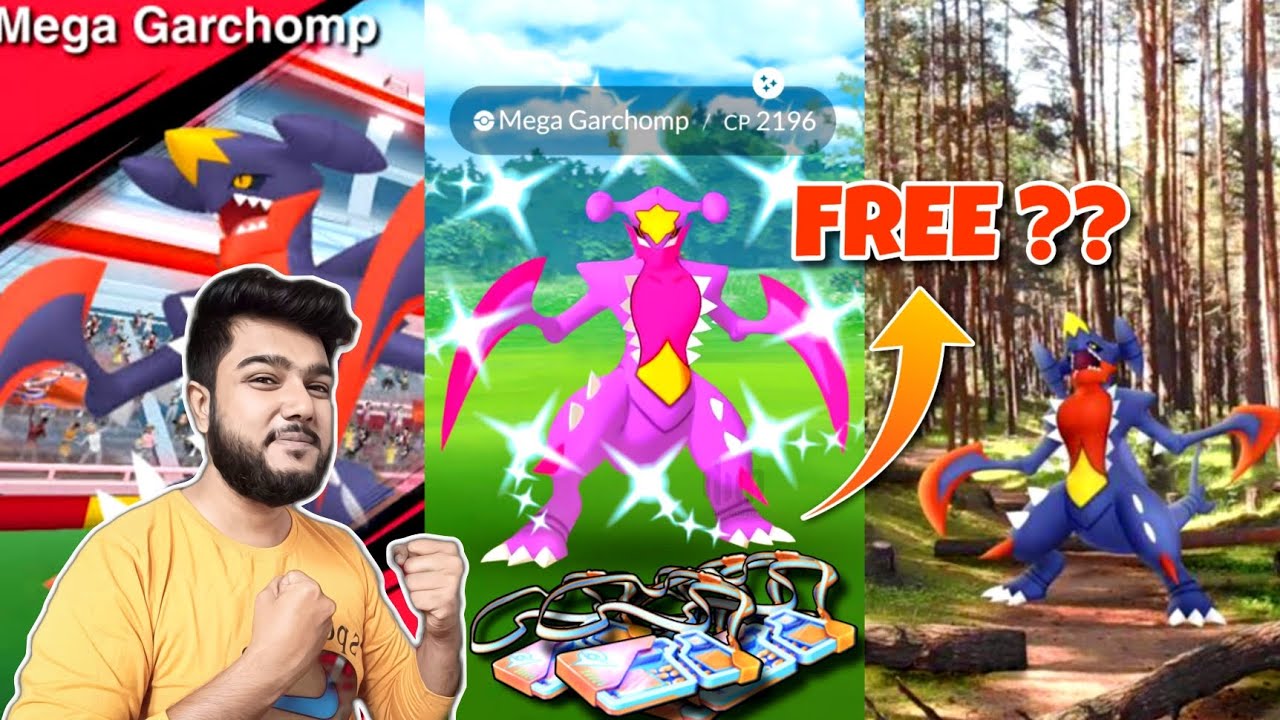 Mega Garchomp Raid Free Raid Pass ! 🤔 | Full Details Of Mega Garchomp ...