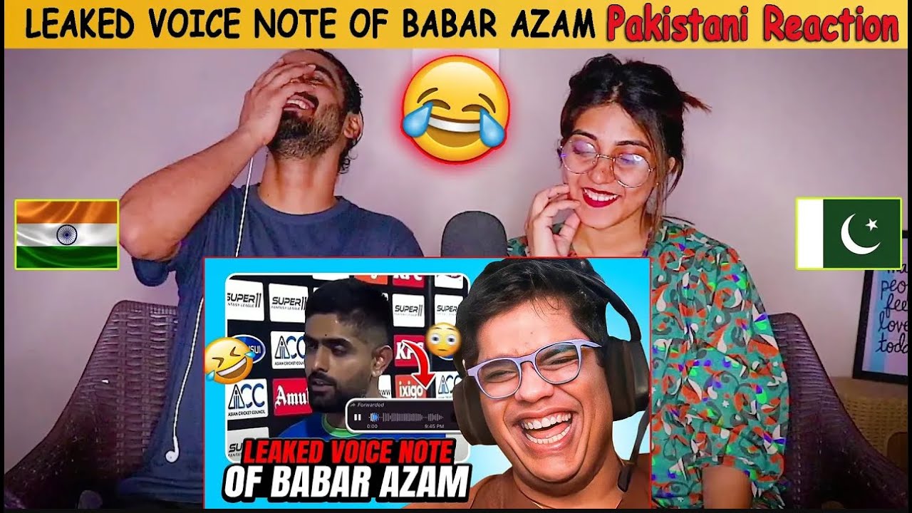 LEAKED VOICE NOTE OF BABAR AZAM | Pakistani Reaction - YouTube