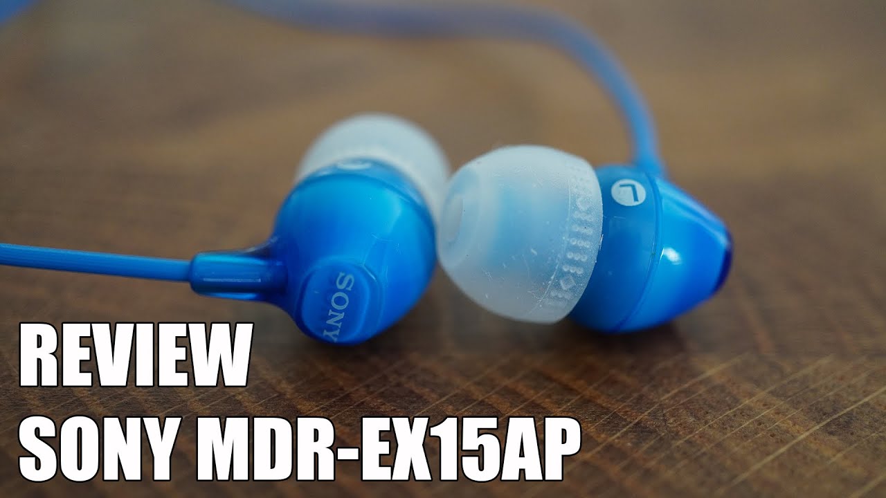 Review Sony MDR-EX15 - Auriculares de Boton Baratos - YouTube