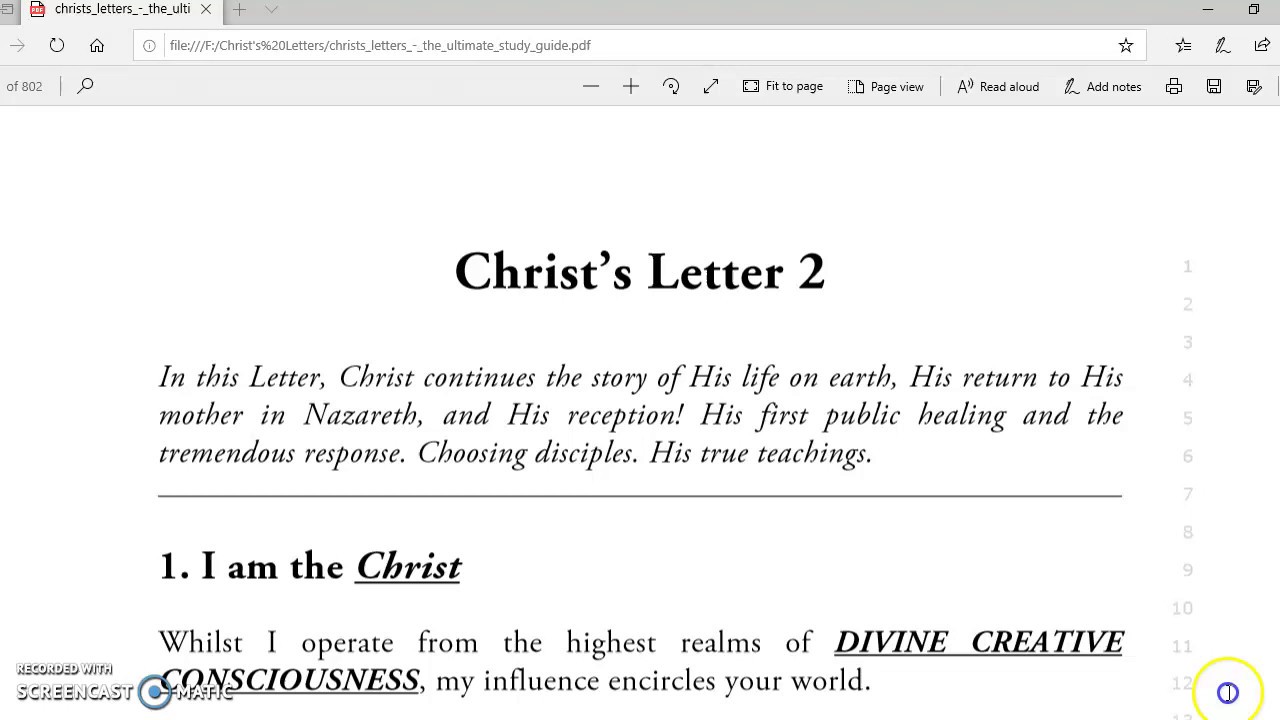 (#11) The Ultimate Study Guide For Christ's Letters. Author: Christ ...