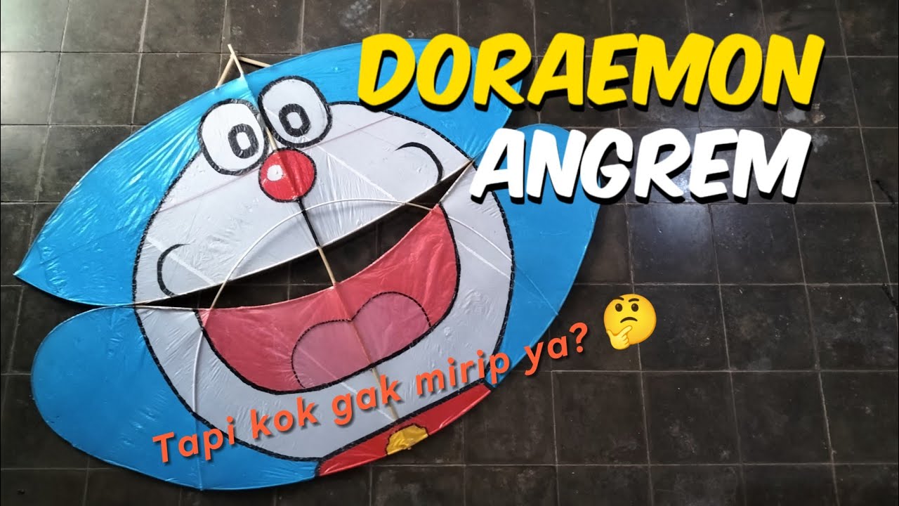 Bikin Motif Layangan Doraemon #agoycreative #layangan - YouTube
