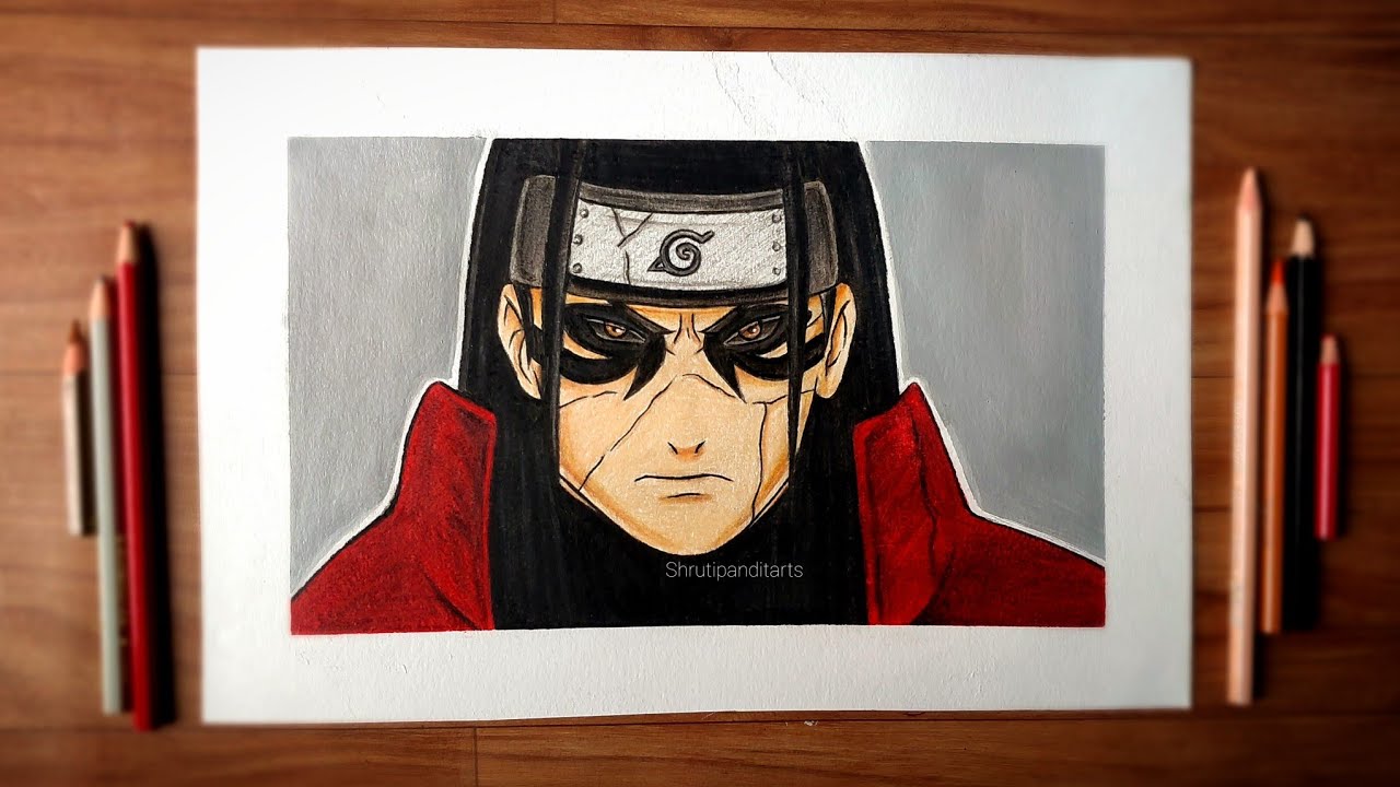 Drawing Dessin Hashirama |Anime drawing #anime - YouTube