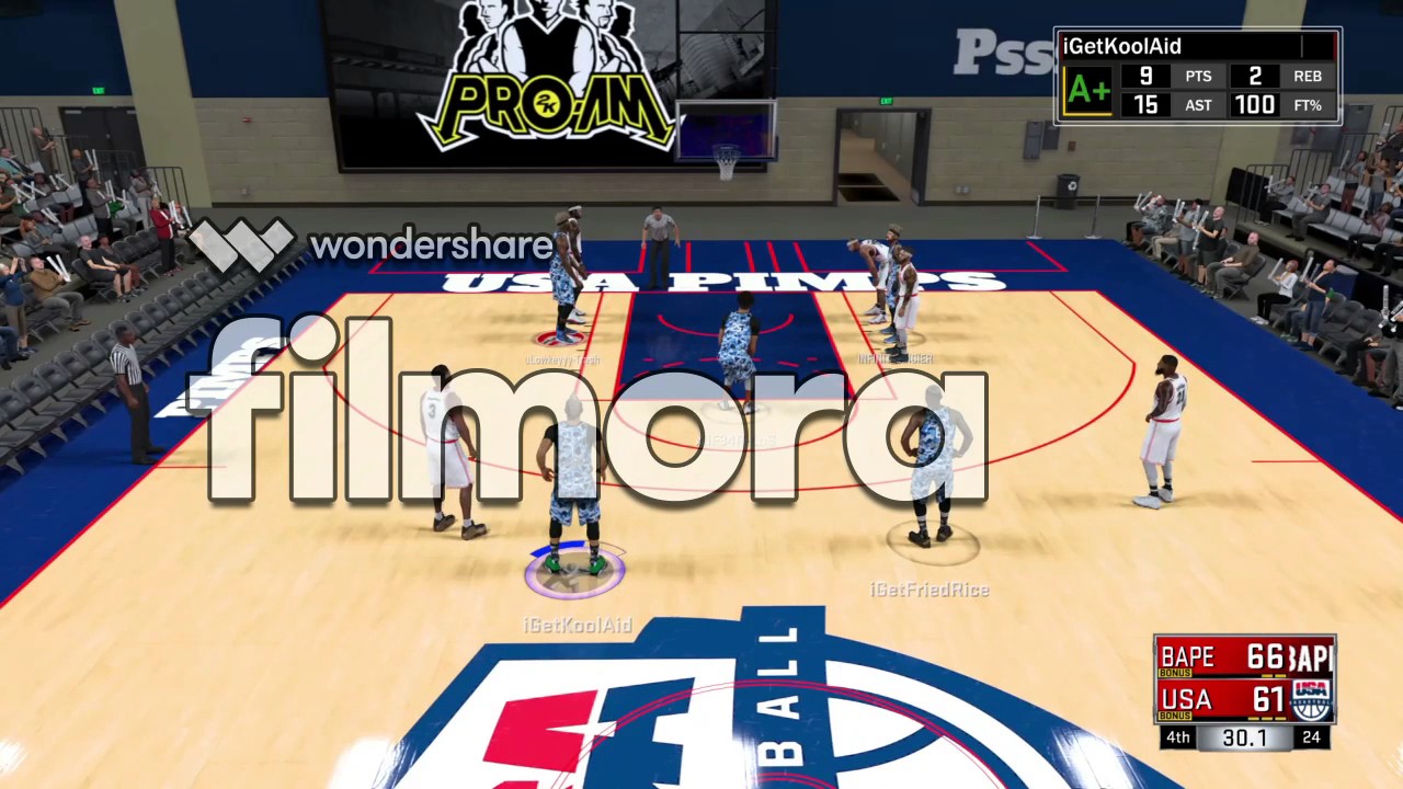 Nba 2k 17 pro am gameplay!!1 - YouTube