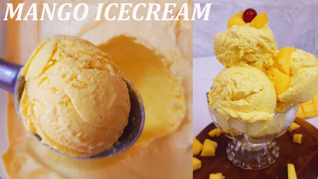 Mango Ice Cream | 3ingredient, Creamy,No ice crystals icecream | माँगो ...