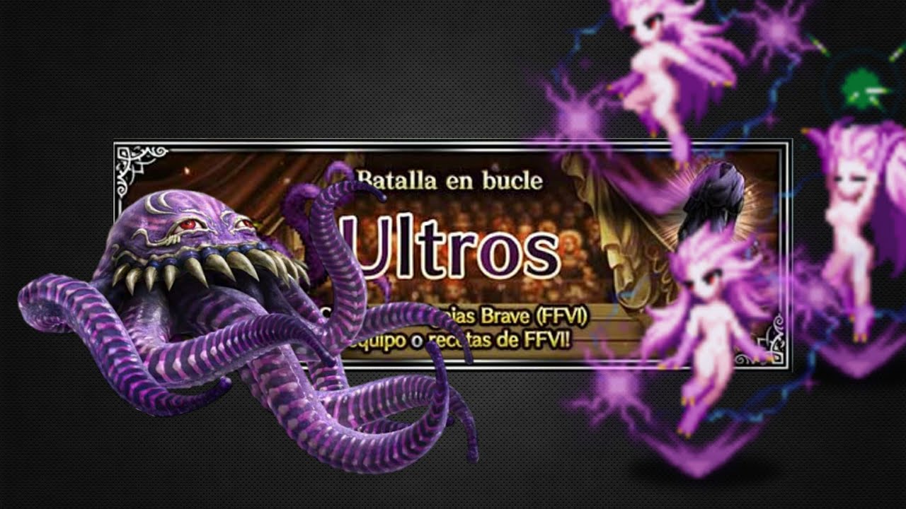 FFBE Chronicle Battle Ultros Lv.10 OTK +Terras = +Diversion - YouTube