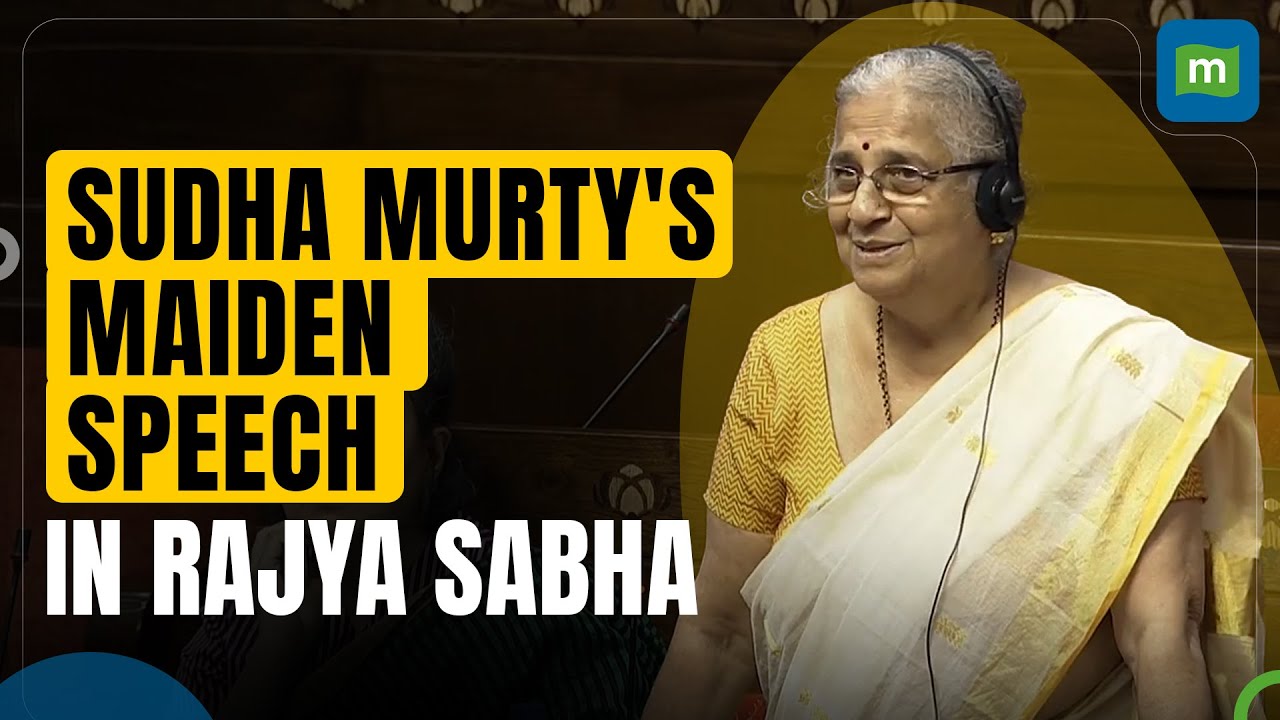 Sudha Murty speaks for the first time as she enters Rajya Sabha as ...