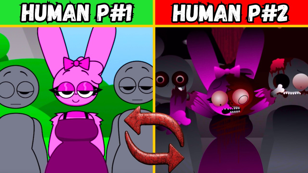 Incredibox Sprunki - Human Phase#1 VS Human Phase#2 (Retake New Mod ...