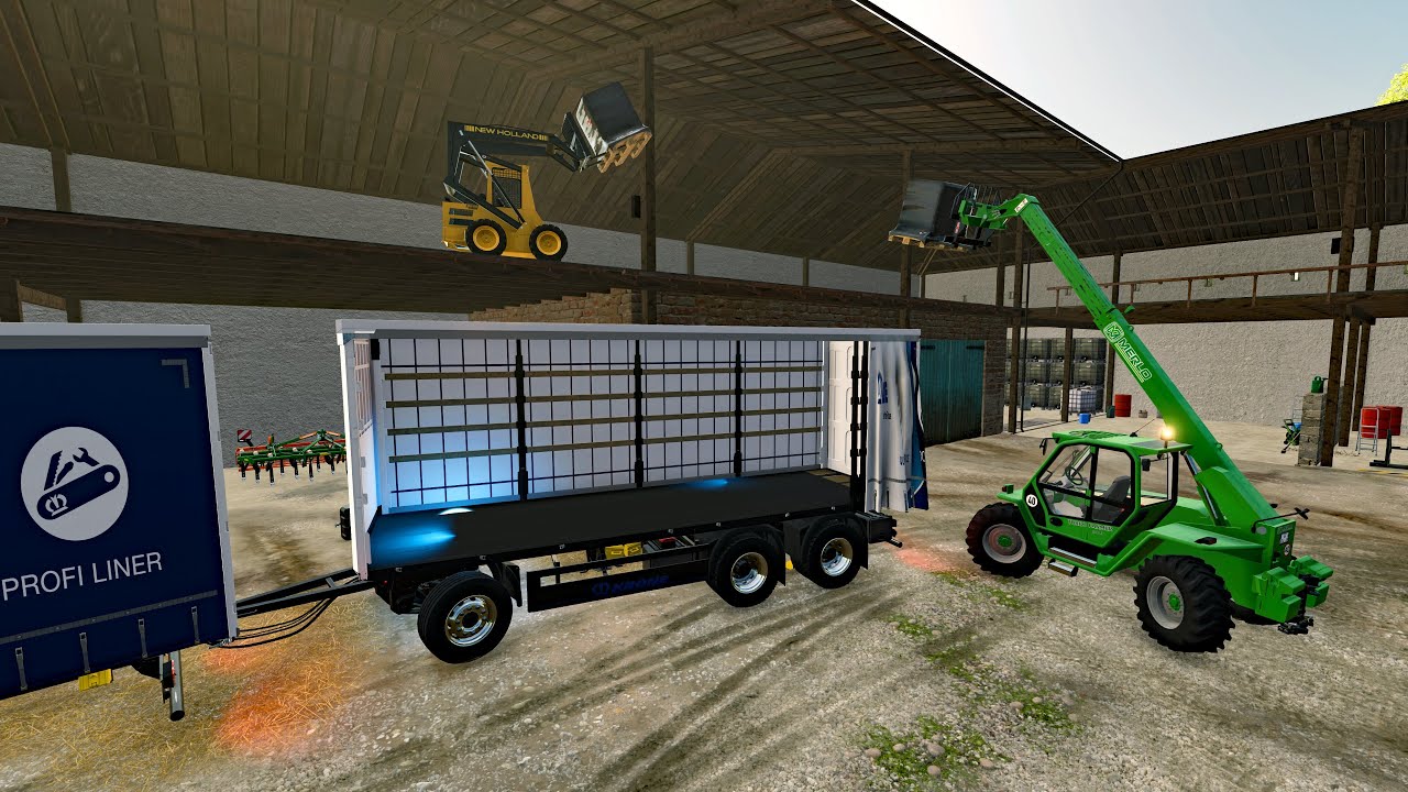 FS22 - Straw Harvest Pack 005 - Map The Valley The Old Farm - 4K - YouTube