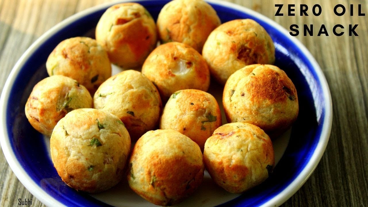 Zero oil Snack|Easy & Heakthy Snack Recipe - YouTube