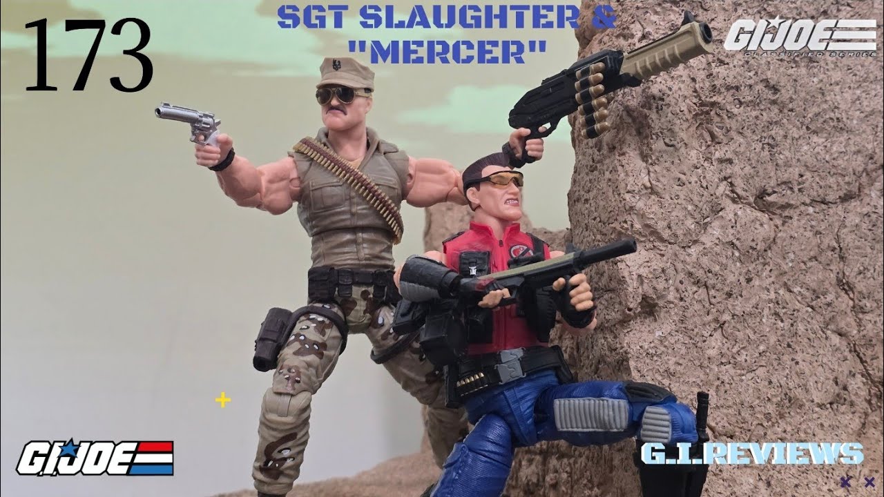 GI Joe Classified Series Sgt Slaughter & Felix "Mercer" Stratton #173 2 ...