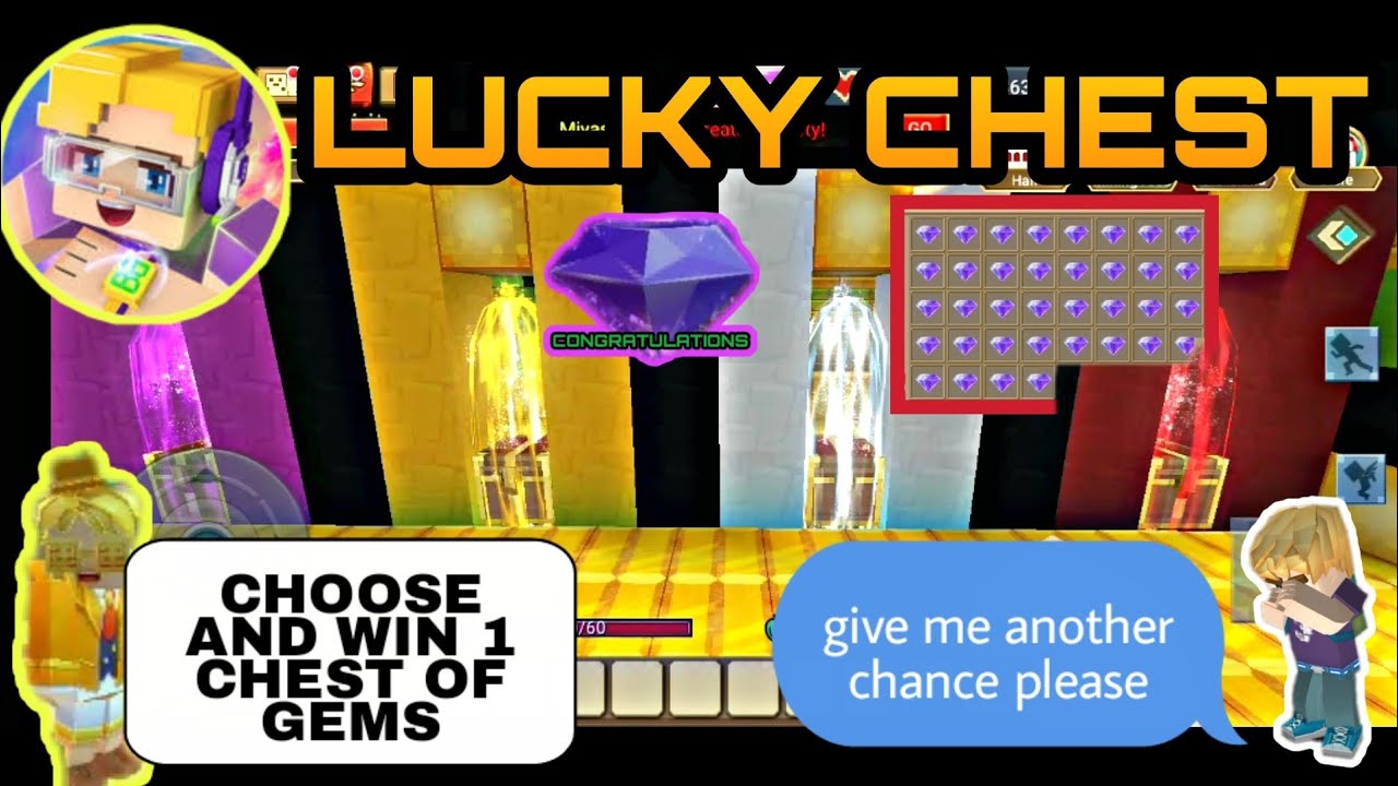 LUCKY CHEST - CHOOSE COLOR AND WIN 1 CHEST OF GEMS IN SKY BLOCK ...