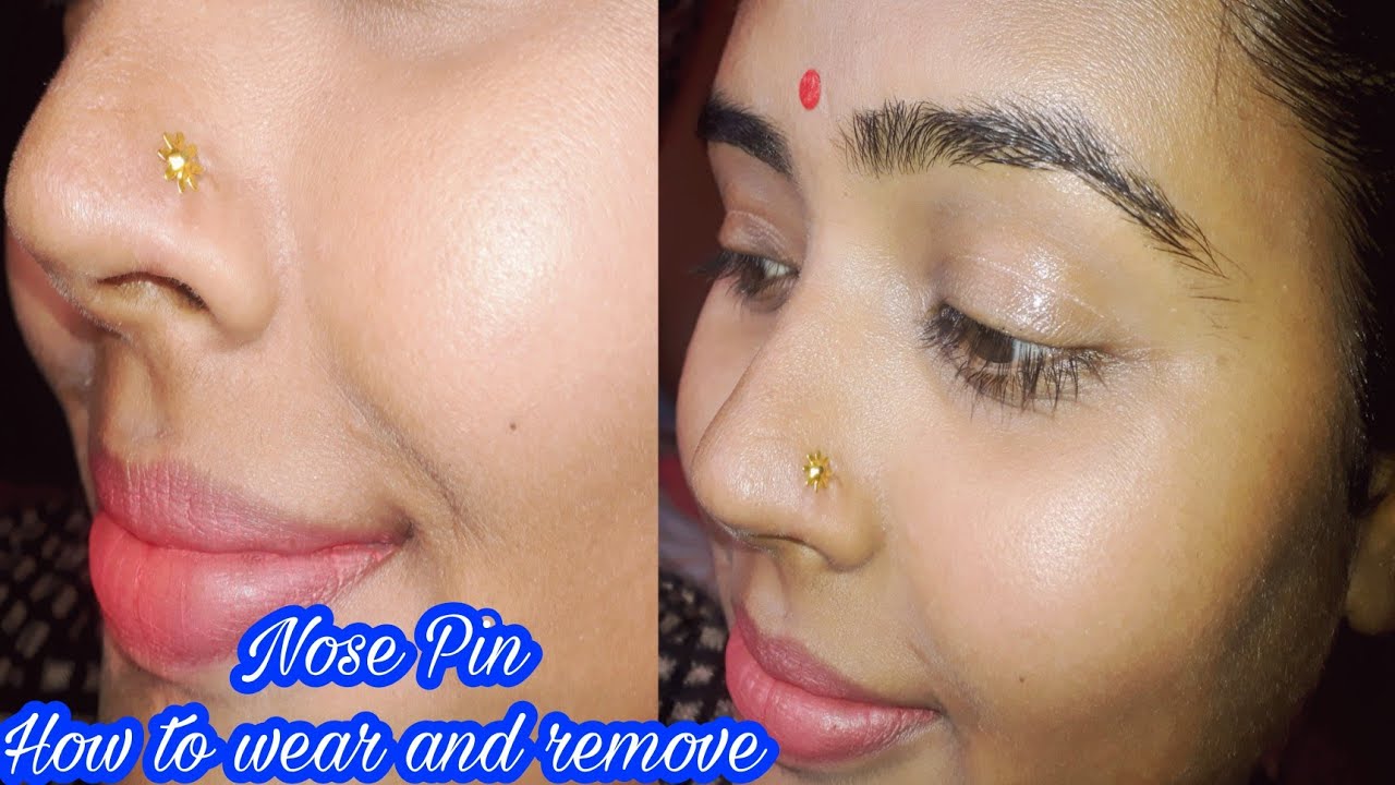 Nose Pin collection 🌻Flowers Design Nose Pin 🎈Part -121🎈 - YouTube
