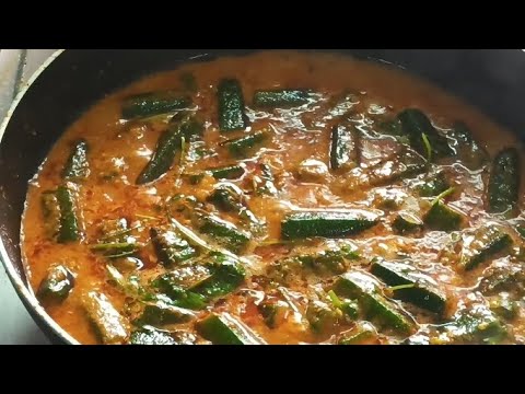 Bhendi Ka Khatta Sherwa | Gosht Ke Bagair - YouTube