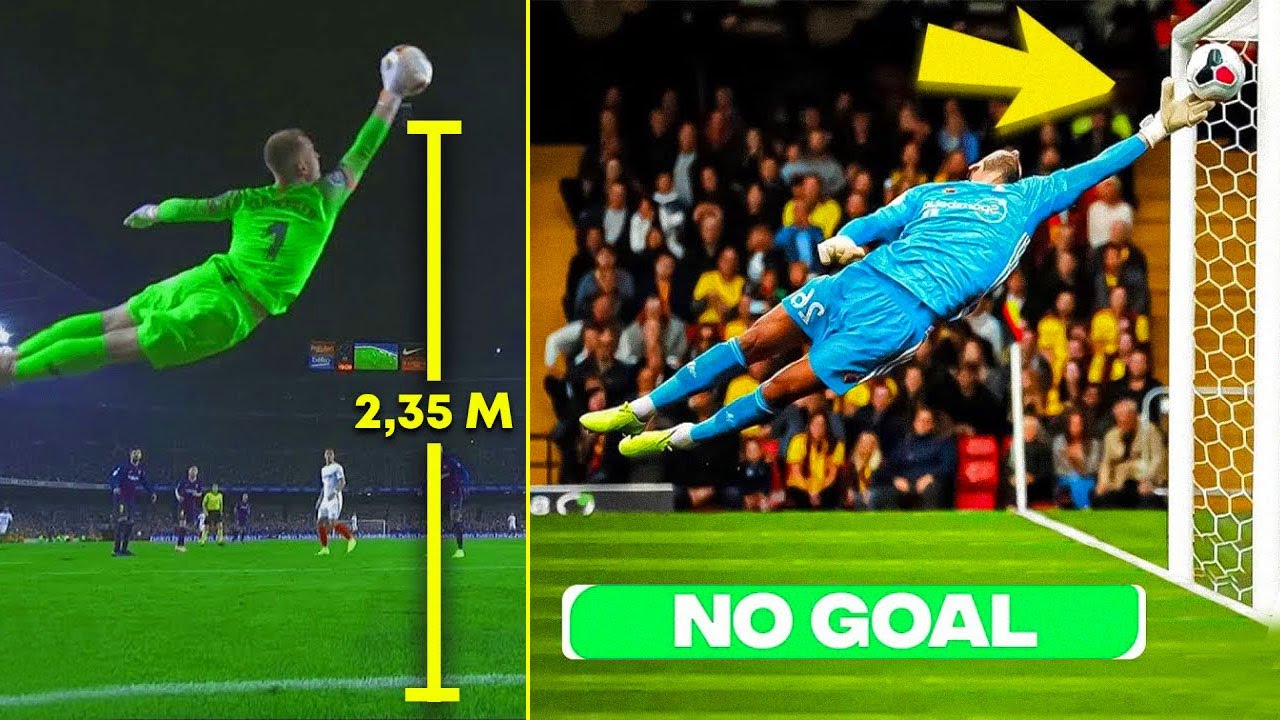 Impossible Goalkeeper Saves in Football - YouTube