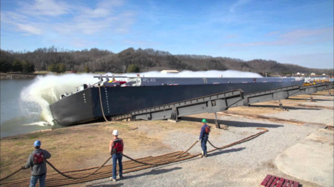 HFL Barge Launch - YouTube