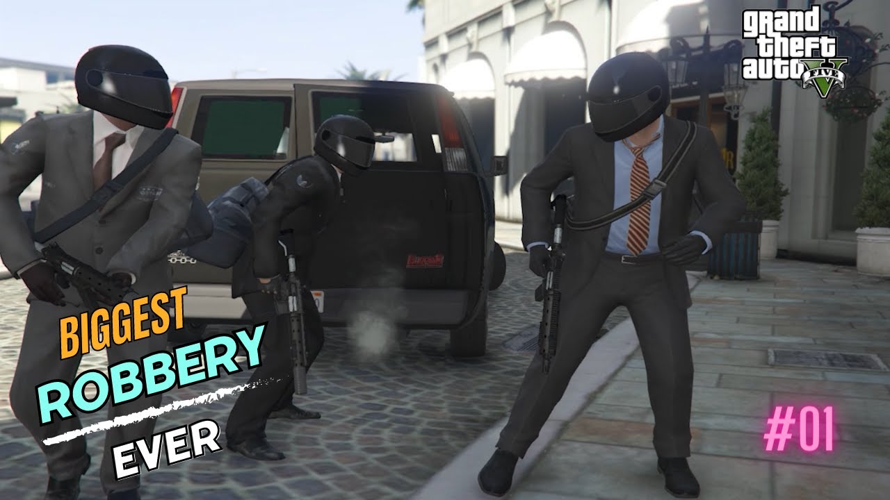 GTA 5 Biggest Robbery in Jewelry Shop - Insane Heist Gameplay! #gta # ...