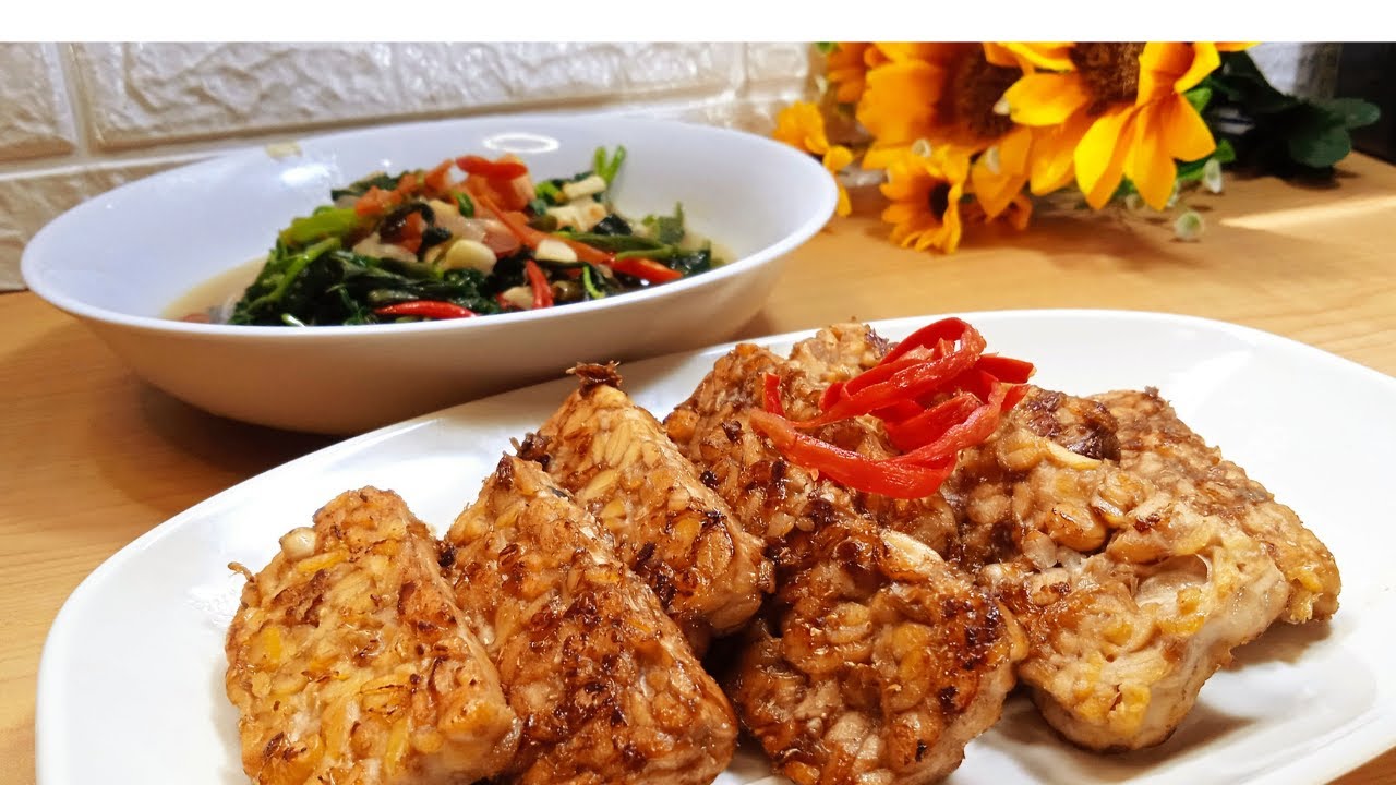Tempe Bakar Teflon lauk Diet plus Tips Masak Kangkung Agar tetap hijau ...