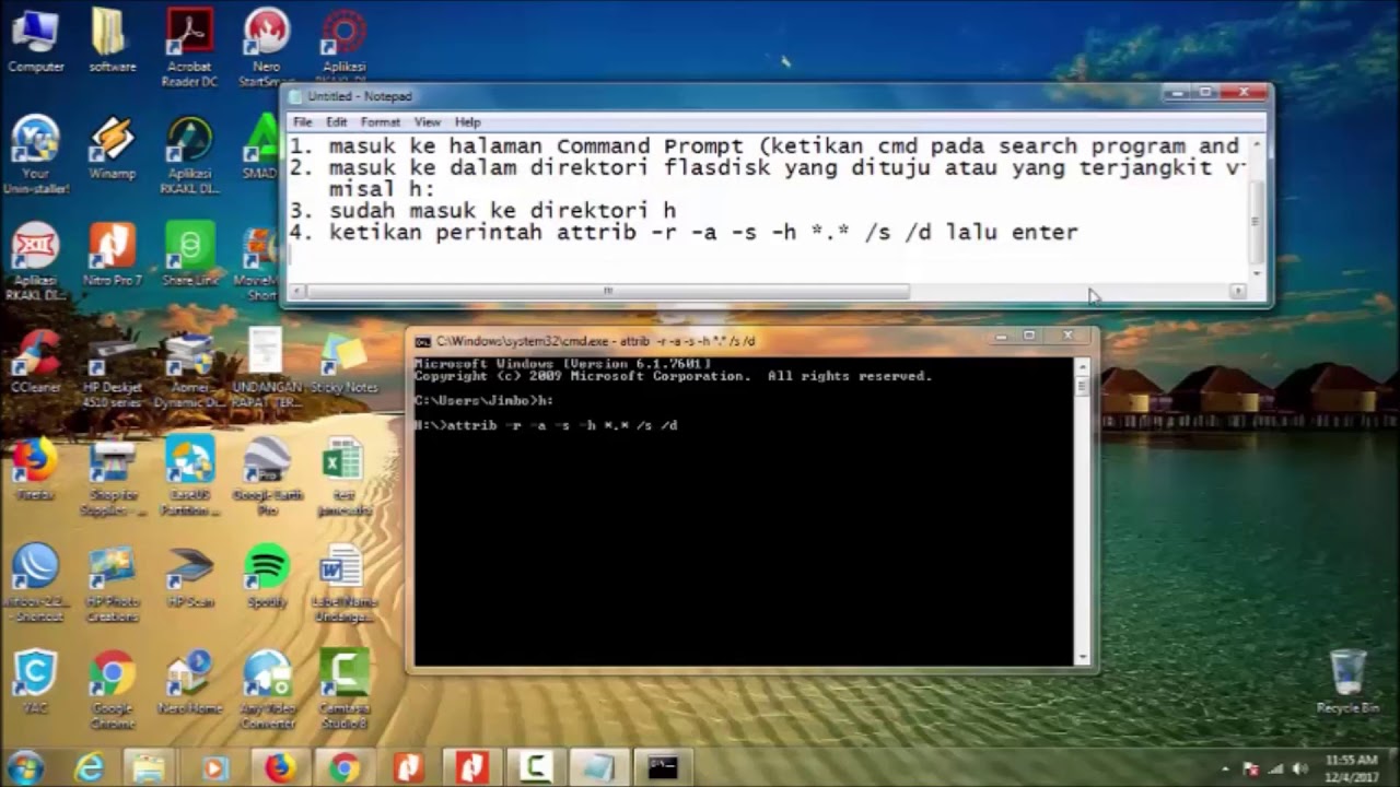 Mengatasi Virus Ramnit Shortcut - YouTube