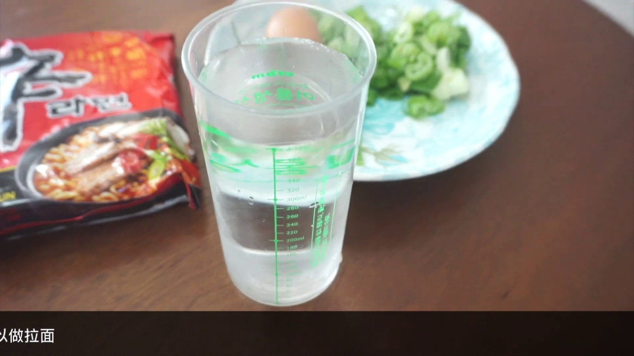 Korea food -xinlamian 韩国饮食 -辛拉面 - YouTube