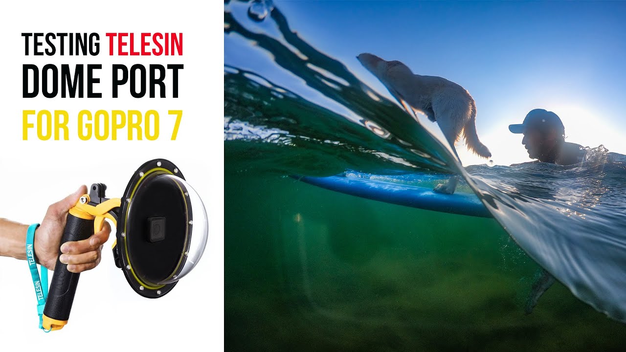TESTING TELESIN DOME PORT FOT GOPRO 7 - YouTube