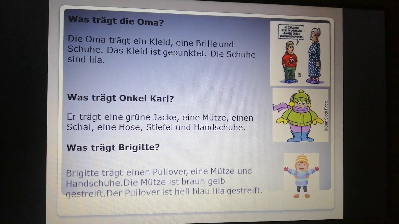 Mini Deutsch 4.Klasse - YouTube