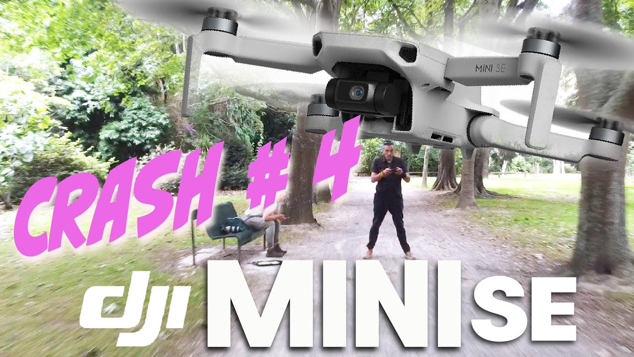 How not to fly the DJI Mini SE! Crash # 4!!! - YouTube