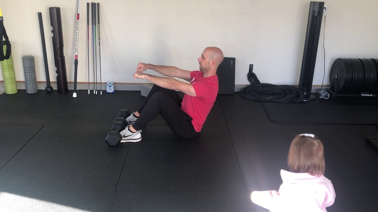 Eccentric crunch - YouTube