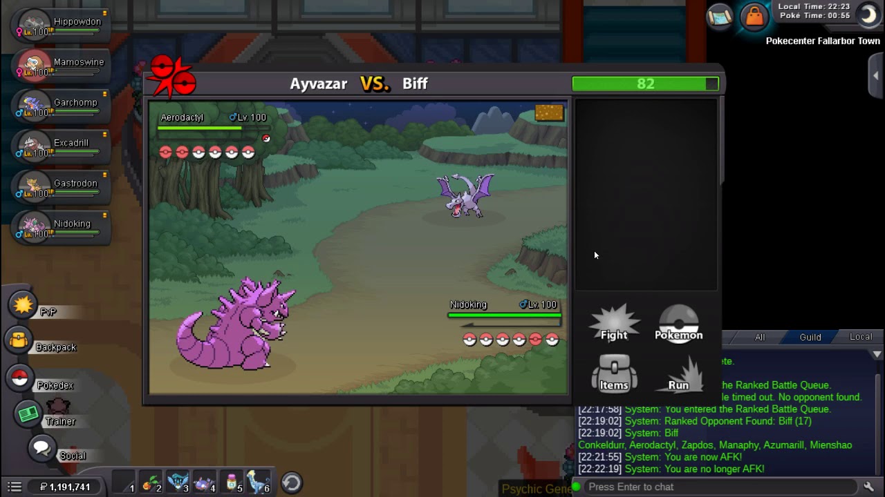 Pokemon Revolution Online - "Ground Monotype", PVP #21 - YouTube