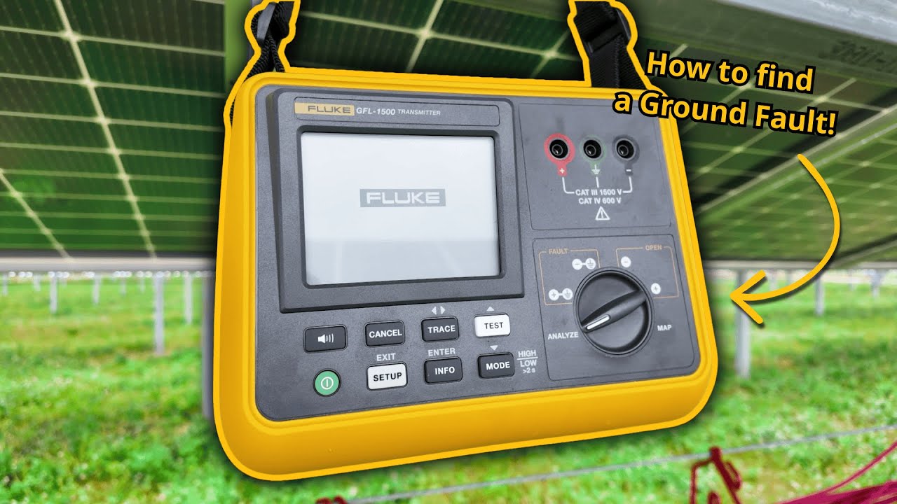 How to safely locate Ground Faults with the Fluke GFL-1500 Ground Fault ...