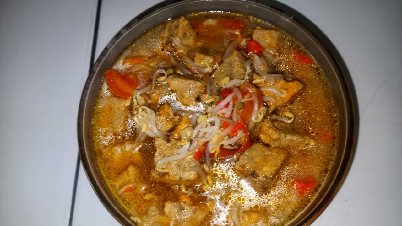 Resep sayur tumis oncom tauge || Dimasak begini bikin nambah terus ...