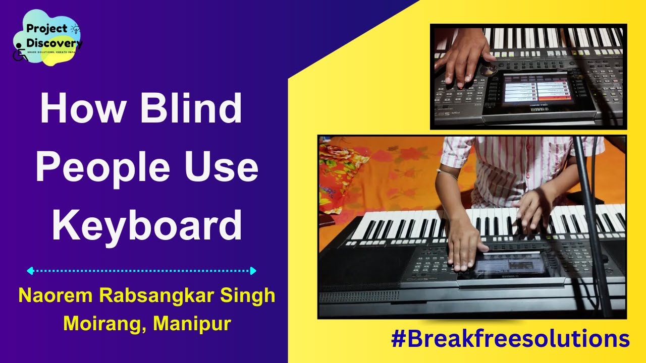 How Blind People Use Keyboard | Breakfreesolutions - YouTube