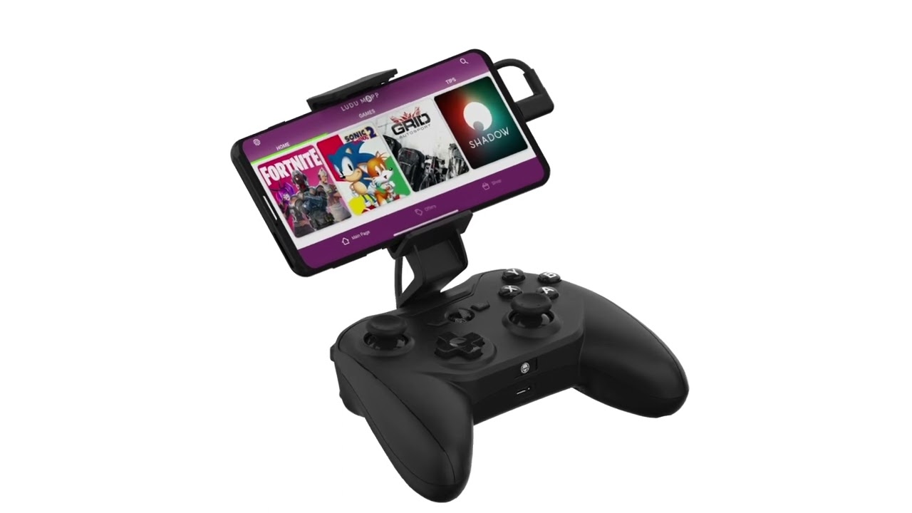 ROTOR RIOT Wired Game Controller RR1825A Black for Android - YouTube