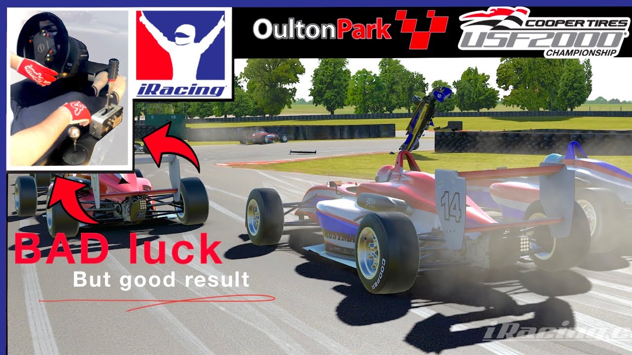 Oulton Park | USF2000 | iRacing | Thrustmaster T300RS - YouTube