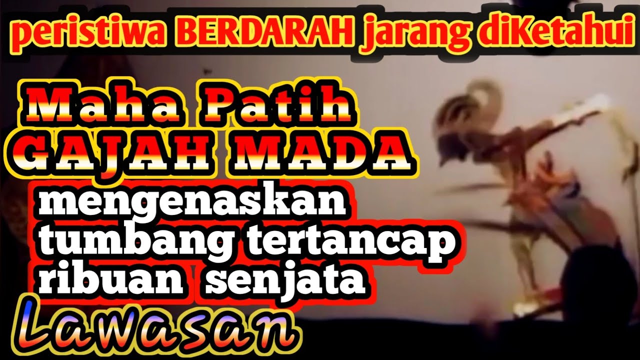 LaNGkA Sekali, cerita sejarah GEGER MAJAPAHiT. wayang jaman Kuno ...