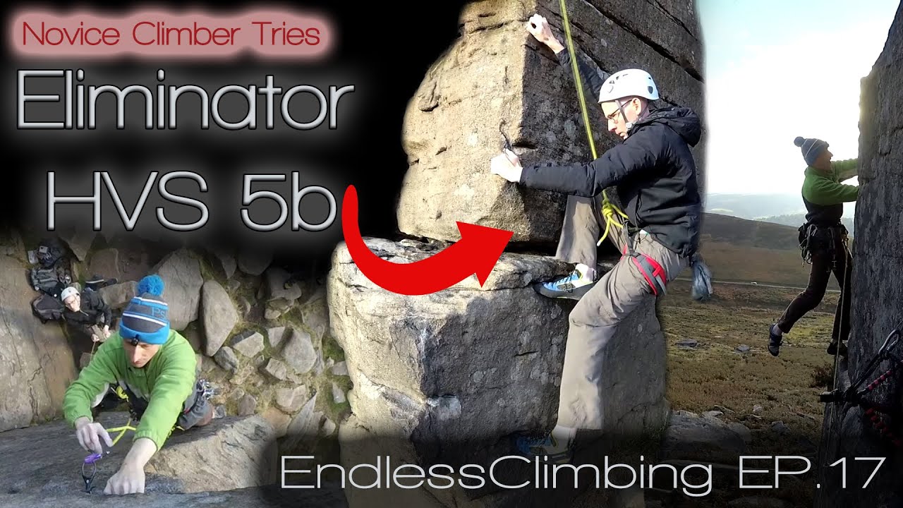 Ep.17 - Novice Climber Tries HVS 5b. Surprises us! - Eliminator - YouTube
