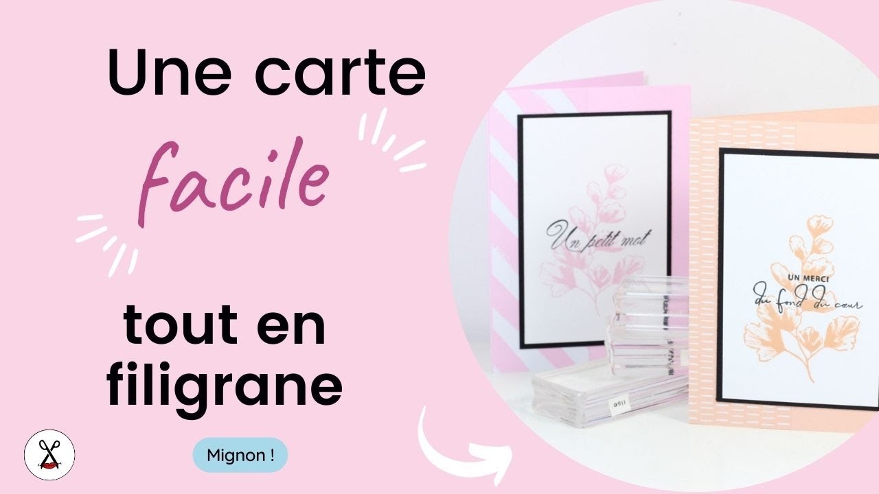 Carte simple avec filigrane - YouTube